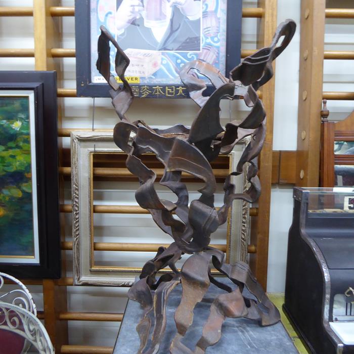 BRUTALIST CAST IRON PLANT STANDS - Mark Denver